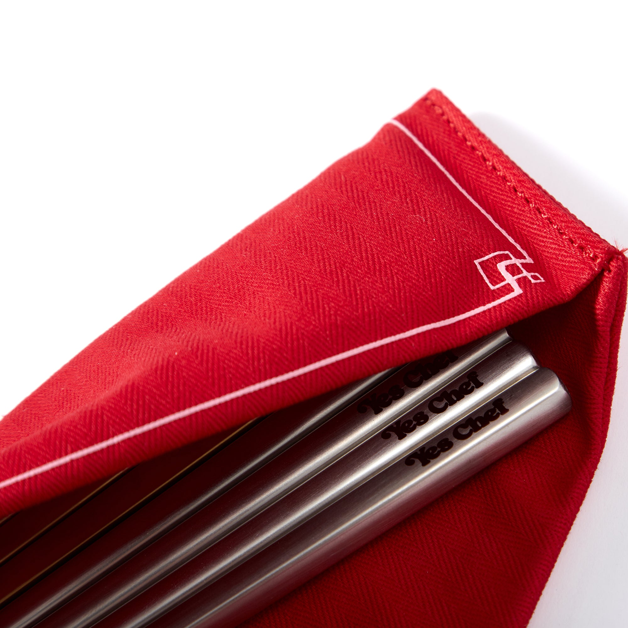 Yes Chef® Chopstick Set – Gold & Silver with Carrying Case